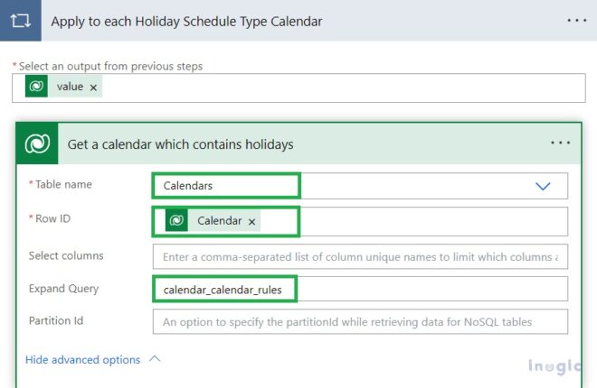 Get working days and holidays of the CRM Service calendar in Power Automate Flow - Microsoft ...