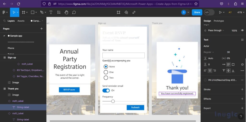 Design Canvas App using the Figma UI kit - Power Community