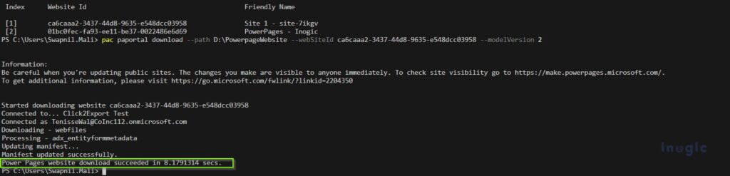 How to integrate existing Power Page sites into a new environment ...
