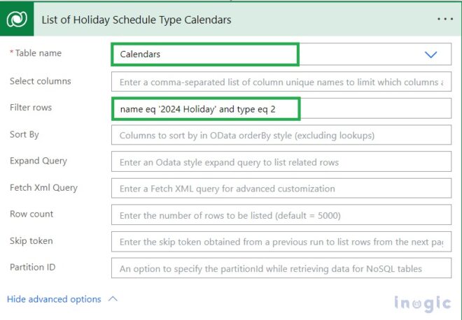 Get Working Days And Holidays Of The Crm Service Calendar In Power Automate Flow Microsoft