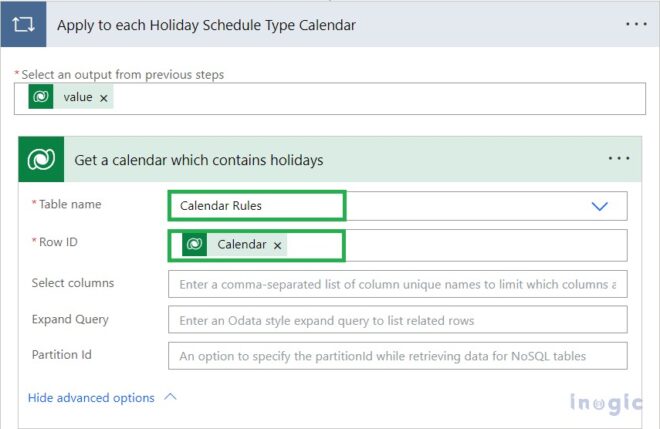Get working days and holidays of the CRM Service calendar in Power Automate Flow - Microsoft ...