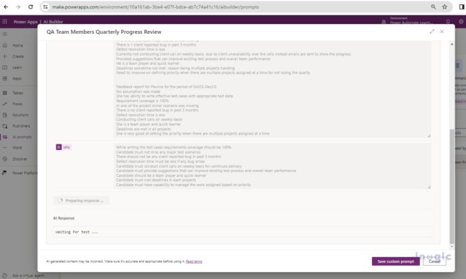 Creating effective custom AI Prompts (Preview) within Dynamics 365 ...