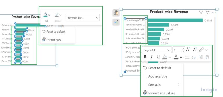 Visual Formatting Using On-Object (Preview) Feature in Power BI ...