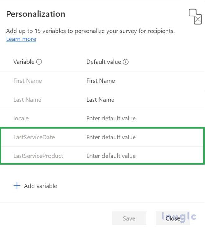 Customer Voice – Personalized variables within Survey Invitations using ...