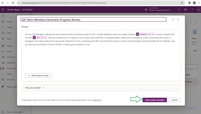 Creating Effective Custom Ai Prompts Preview Within Dynamics 365 Microsoft Dynamics 365 Crm