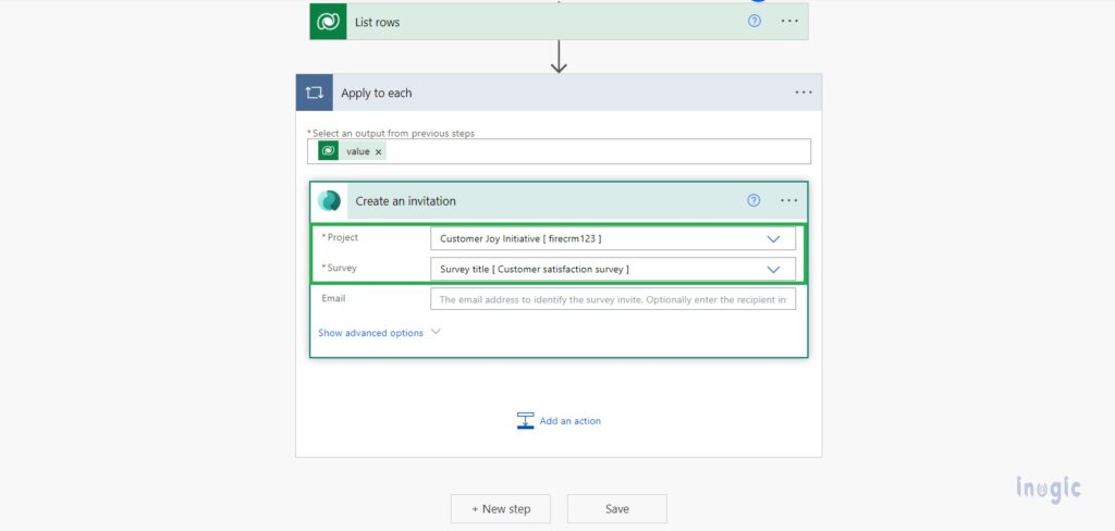 Customer Voice Personalized Variables Within Survey Invitations Using Power Automate Flow