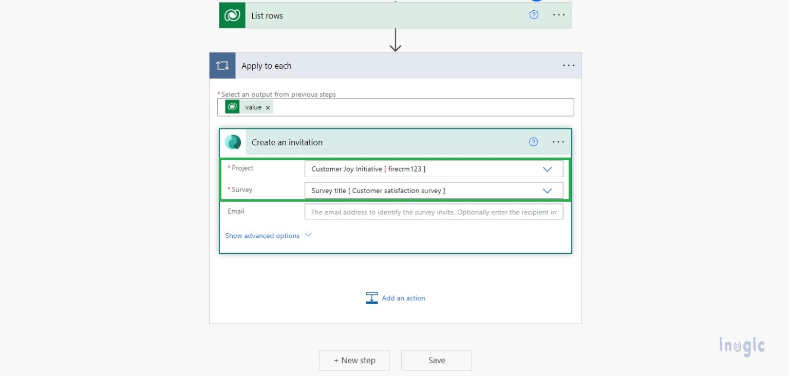 Customer Voice Personalized Variables Within Survey Invitations Using Power Automate Flow