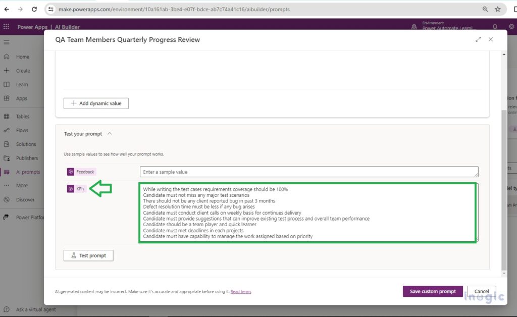 Creating effective custom AI Prompts (Preview) within Dynamics 365 ...