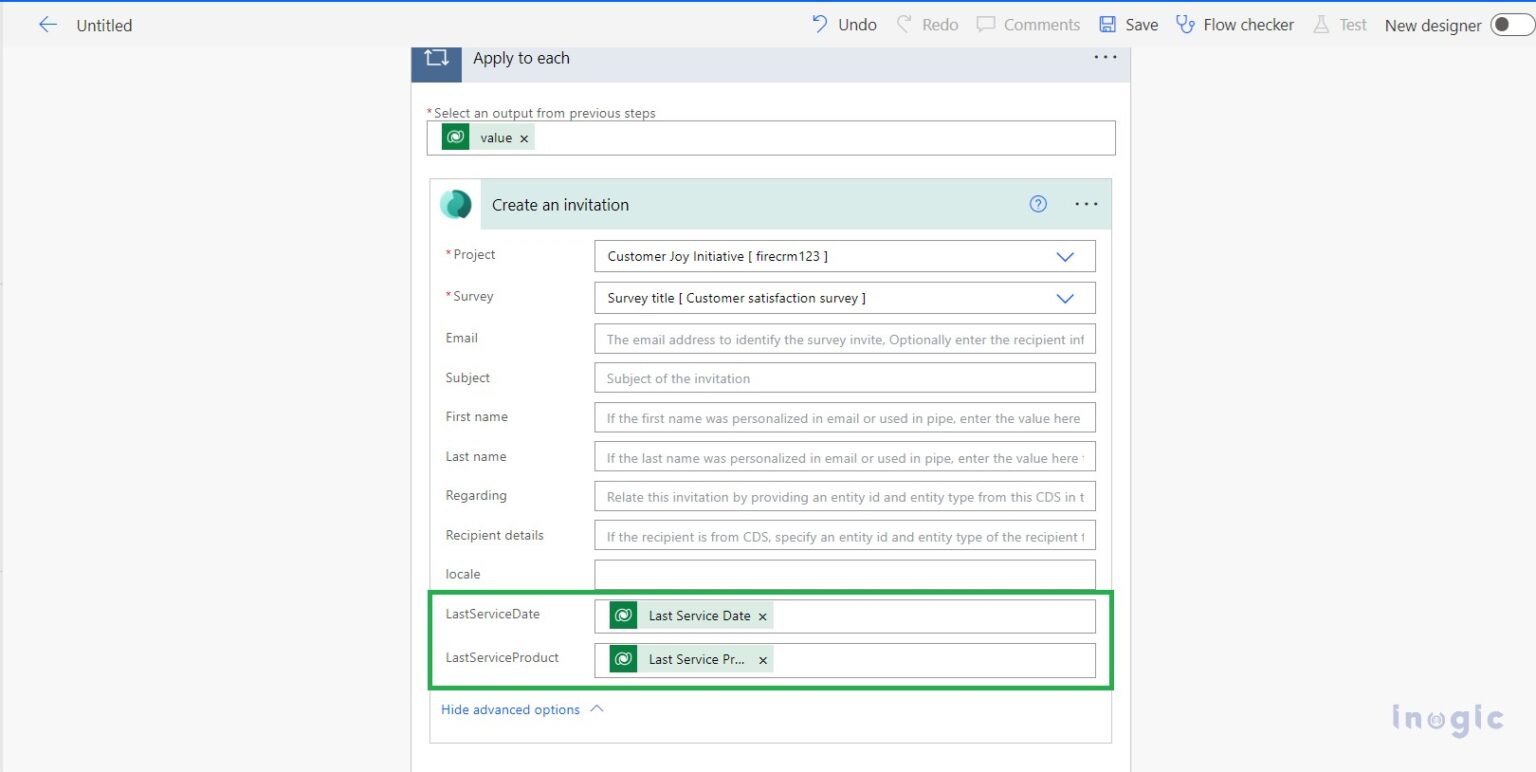 Customer Voice Personalized Variables Within Survey Invitations Using Power Automate Flow