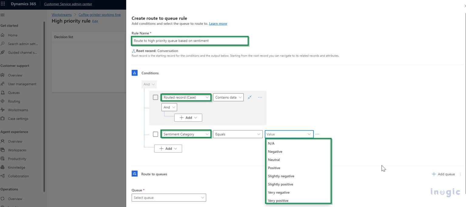 Utilize A Model For Work Classification Based On Sentiment Prediction In Dynamics 365 0379