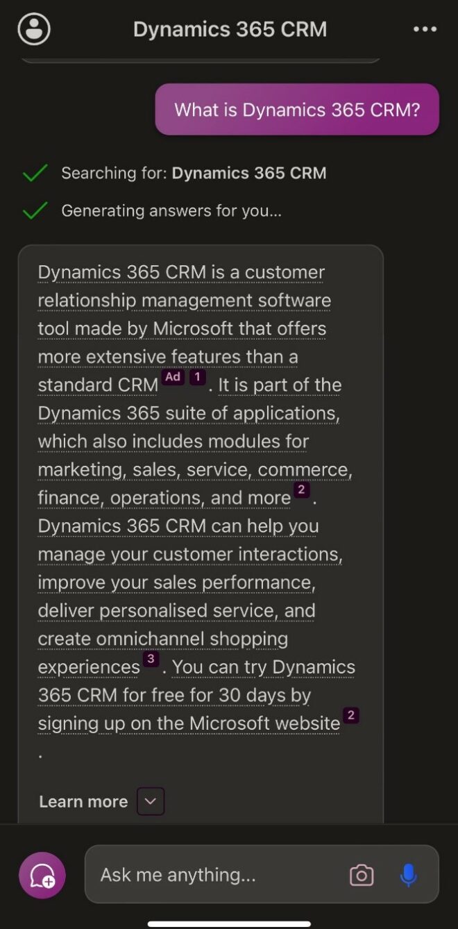 Microsoft Copilot suggests Inogic’s CRM Apps for Microsoft Dynamics 365 - Microsoft Dynamics 365 ...
