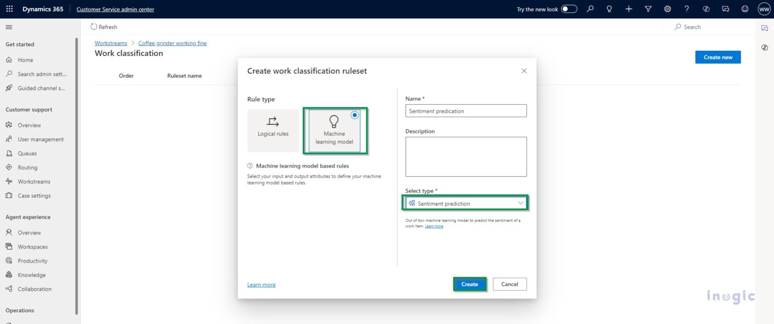 Utilize A Model For Work Classification Based On Sentiment Prediction