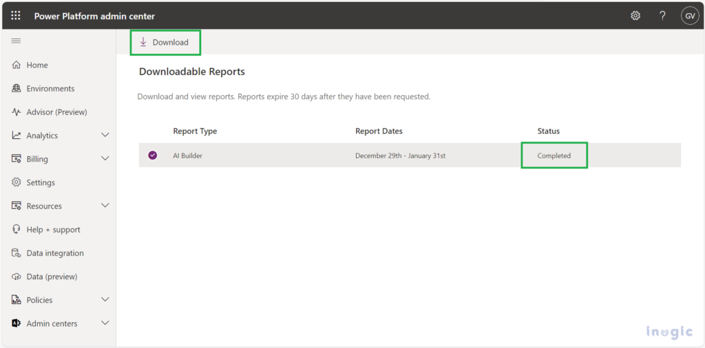 View and Manage your AI Builder Consumption Report - Microsoft Dynamics ...