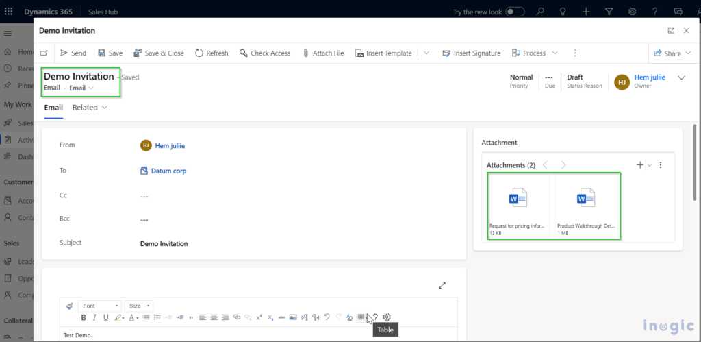 Enhanced way of Handling Attachments of Emails in Microsoft Power Apps - Microsoft Dynamics 365 ...