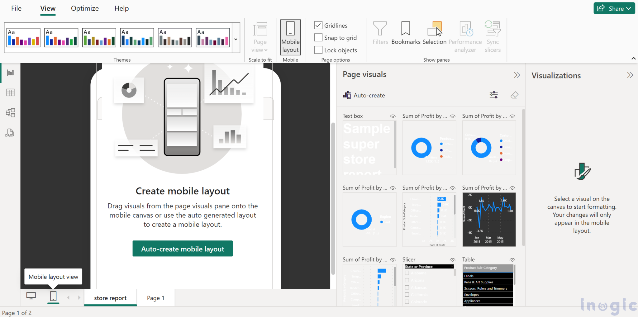 Design Mobile and Browser Layout view within Power BI - Microsoft ...