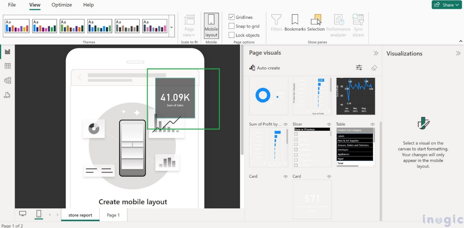 Design Mobile and Browser Layout view within Power BI - Power Community