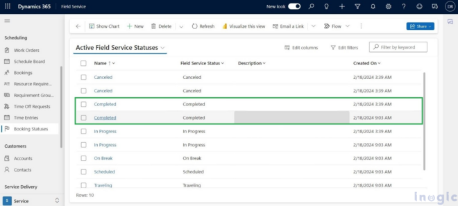 Managing Work Orders based on Completion Status in Dynamics 365 Field ...