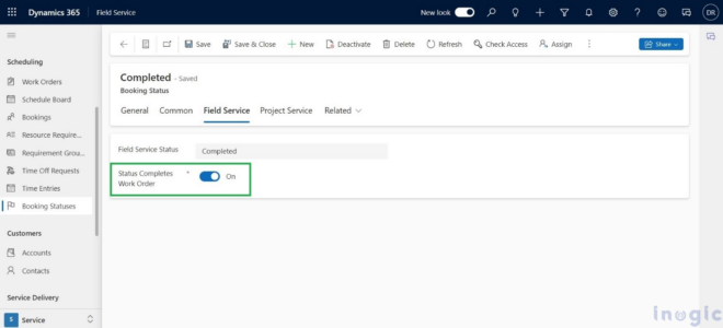 Managing Work Orders based on Completion Status in Dynamics 365 Field ...