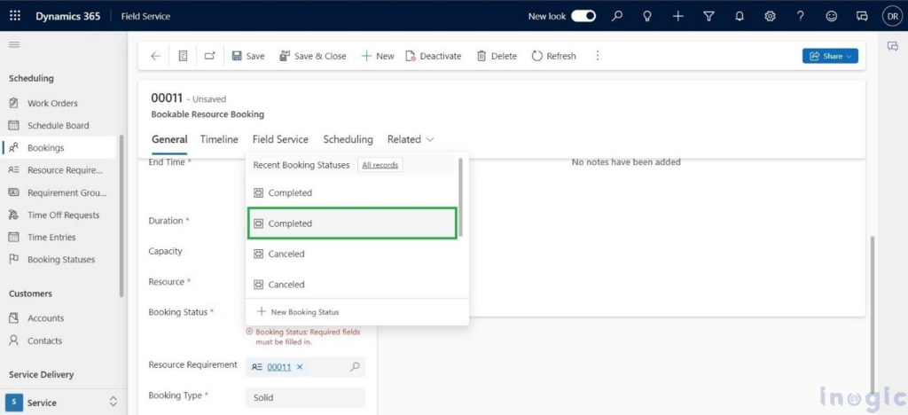 Managing Work Orders based on Completion Status in Dynamics 365 Field ...