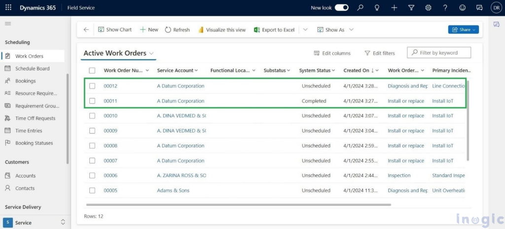 Managing Work Orders Based On Completion Status In Dynamics 365 Field Service Microsoft