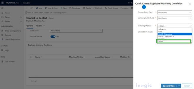 Maximize Dynamics 365 CRM Data Quality with New Features of Inogic’s de-duplicate App ...