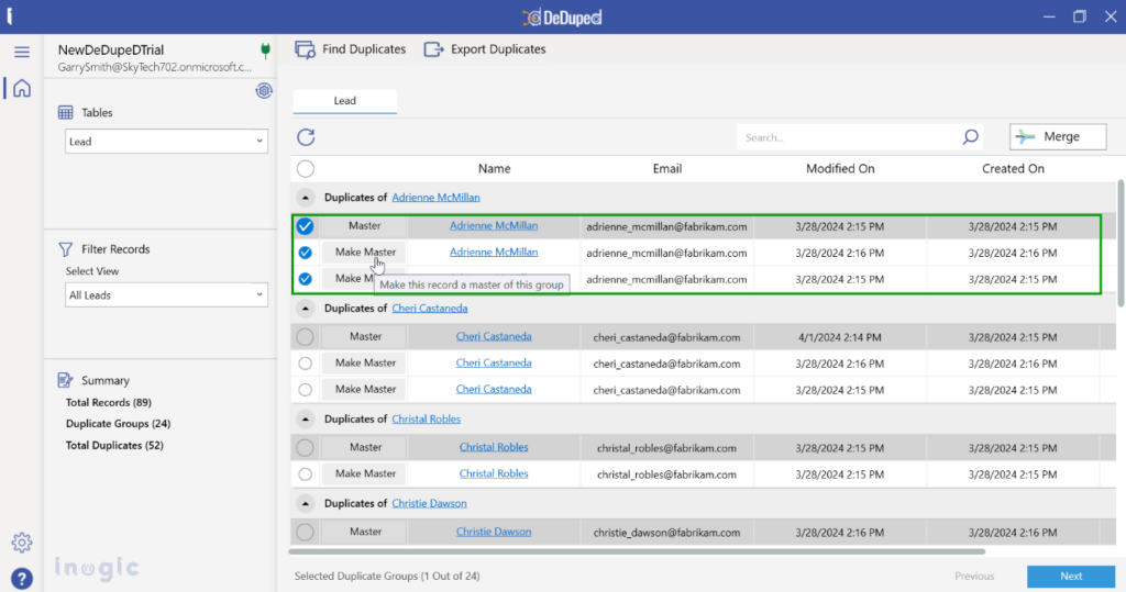 Maximize Dynamics 365 Crm Data Quality With New Features Of Inogics De Duplicate App