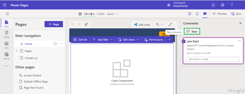 Improve Team Communication within Power Pages Design Studio by Adding ...
