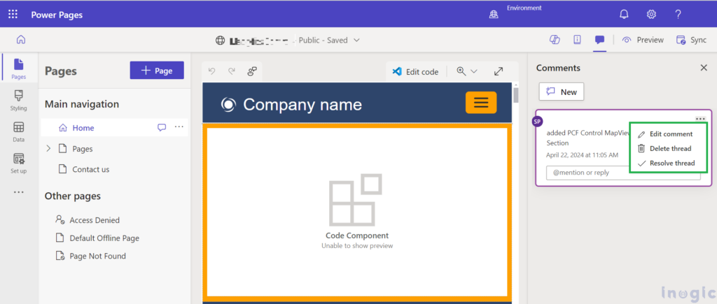 Improve Team Communication within Power Pages Design Studio by Adding ...