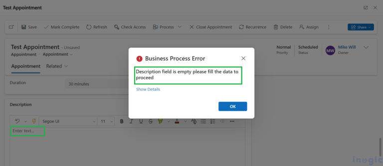 Empty Rich Text Fields Validation using Regular Expression in Dynamics ...