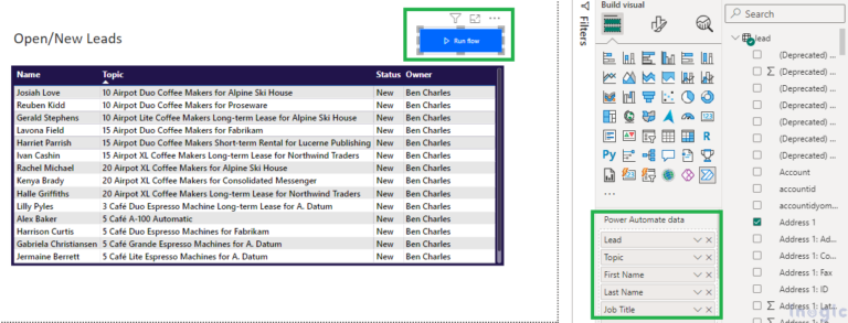 Automating Tasks in Power BI Reports with Power Automate Buttons ...