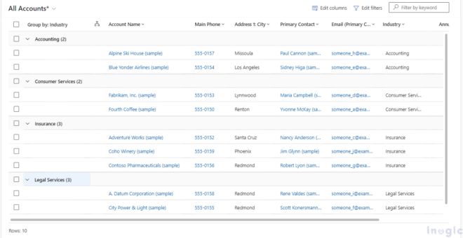 Enhanced Grouping And Aggregation Features In Microsoft Dynamics 365 Crm For Views And Subgrids