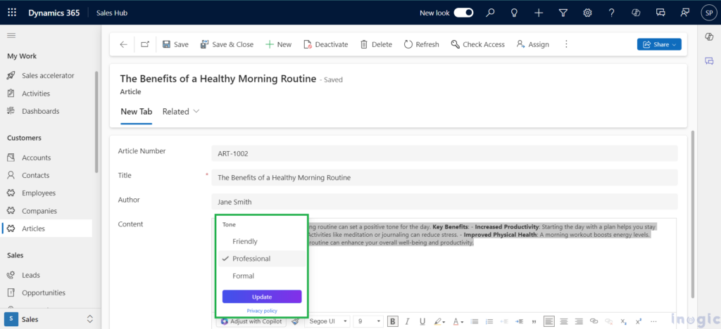 Steps to Add Copilot Control to Your Rich Text Editor - Microsoft ...