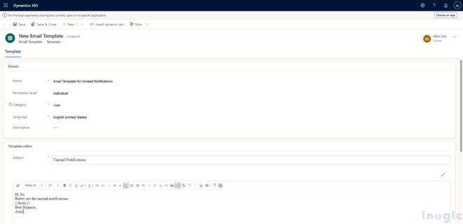 Steps to Set Up Email Notifications in Dynamics 365 and Never Miss an Alert