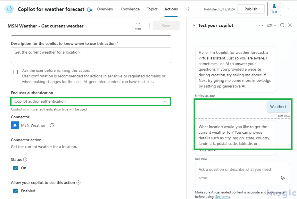 Configuring Copilot By Using Different End User Authentication For