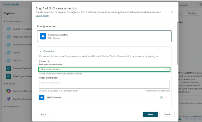 Configuring Copilot by using Different End User Authentication for Actions - Power Community