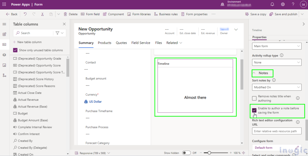 Improve Collaboration by Adding Notes Before Saving in Dynamics 365 ...
