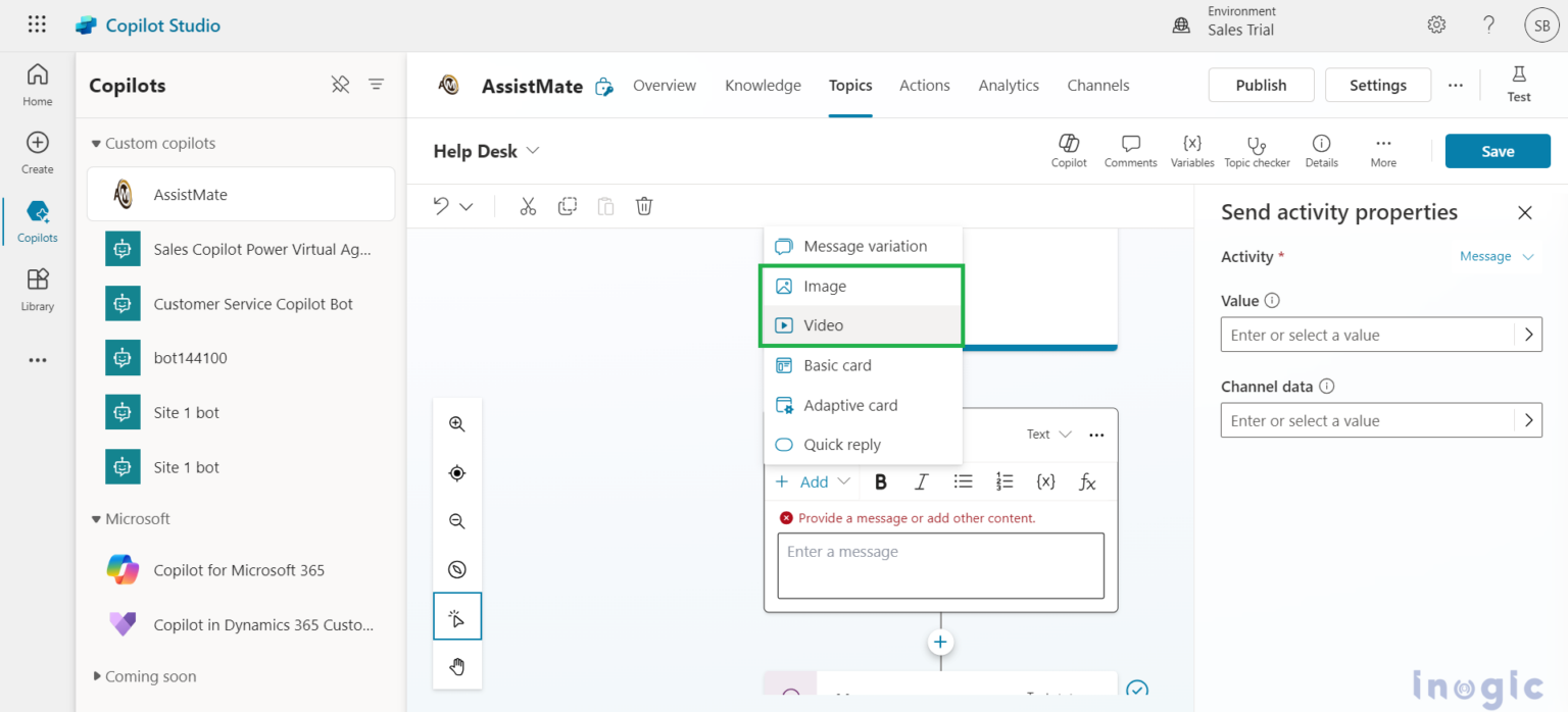 Elevate Copilot Interactions with Rich Media Responses, Images, and Videos in Copilot Studio ...