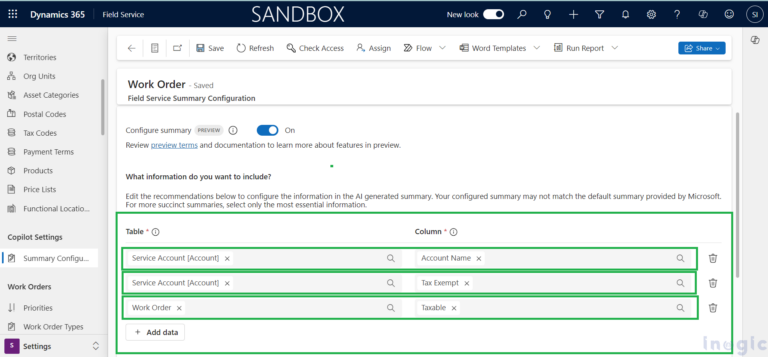 Generate Work Order Summary with Copilot in Dynamics 365 Field Service (Part I) - Microsoft ...