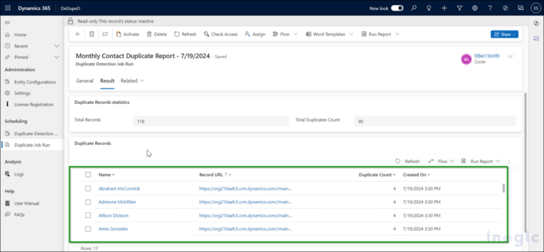 Detect And Merge Dynamics 365 Crm Duplicate Records With New Deduped Features Microsoft