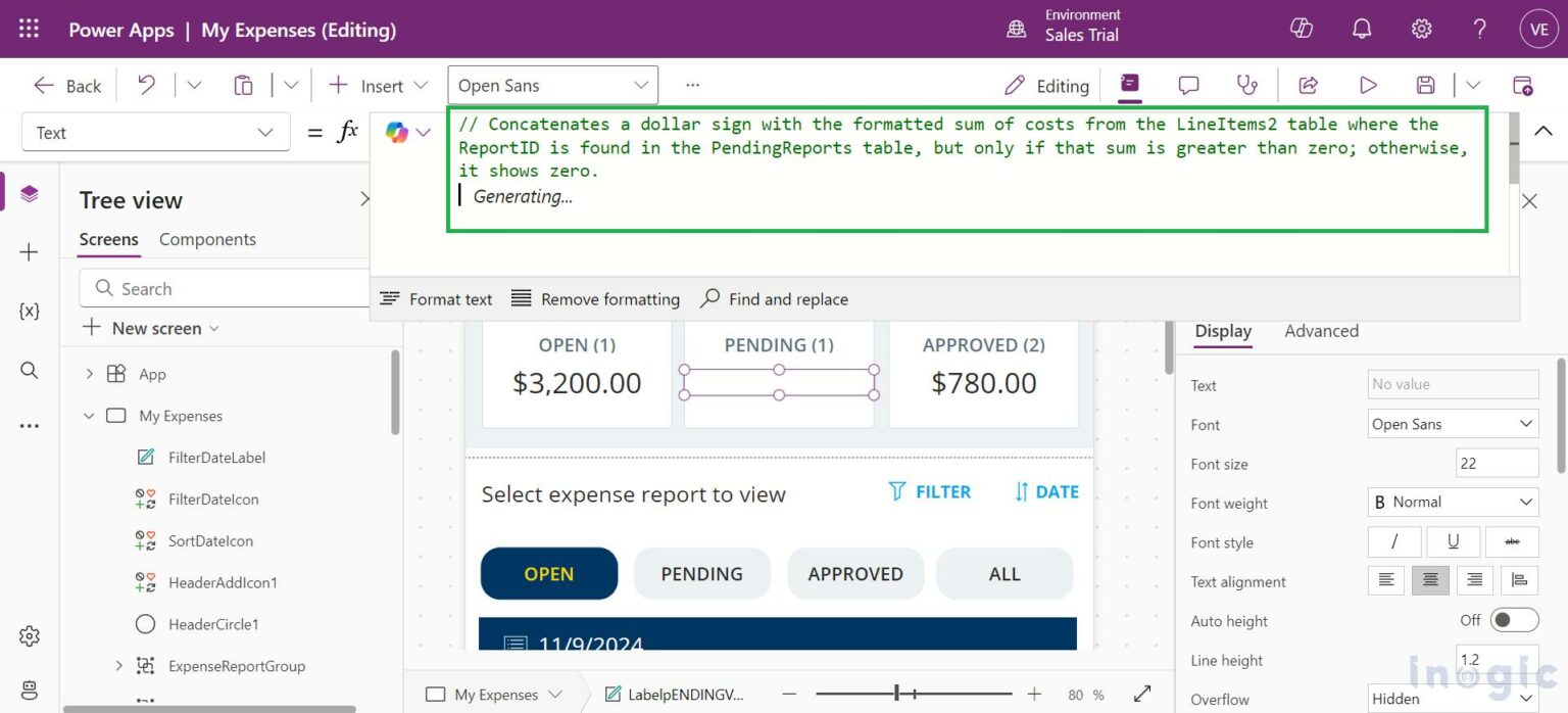 Generating Power Fx Formulas With Multi Language Comment Support In Power Apps Using Copilot