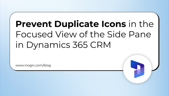 Prevent Duplicate Icons in the Focused View of the Side Pane in ...
