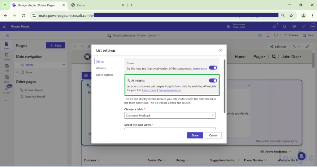 Adding AI Summary for Enhanced Data Visualizations in Power Pages - Power Community