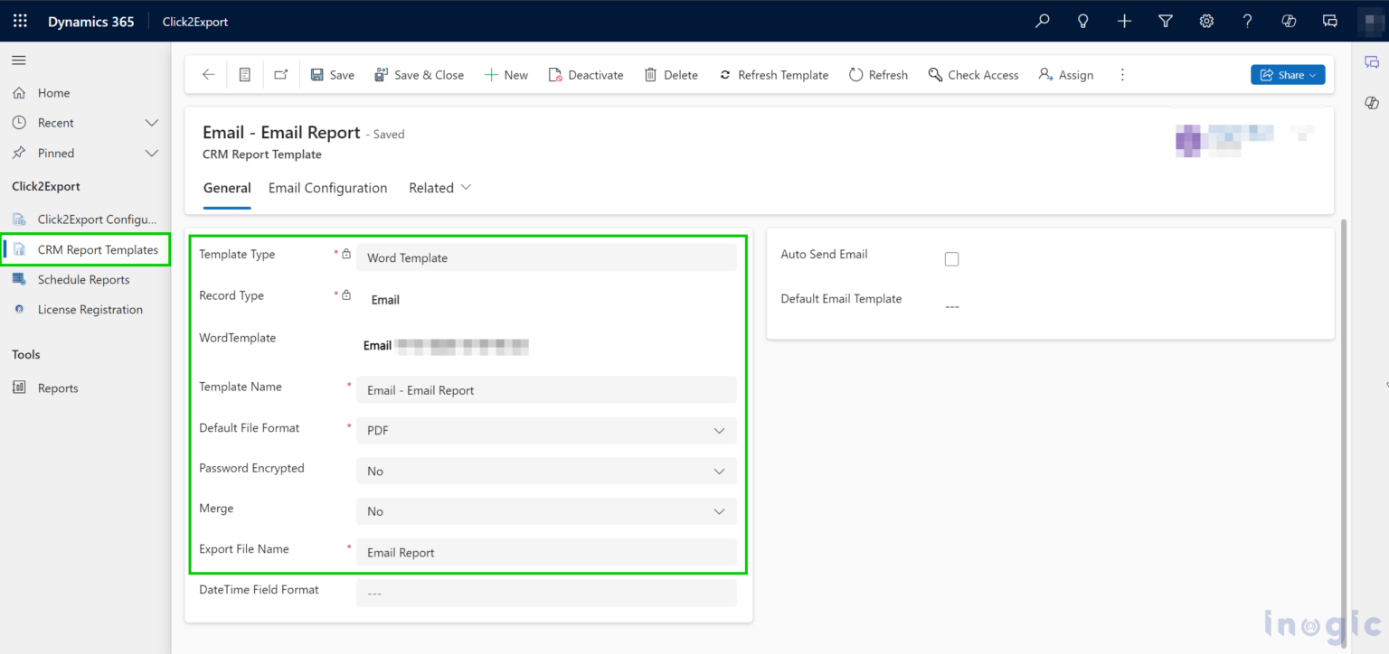 Export Pdf From Activity Entity Like Emails Appointments And More In