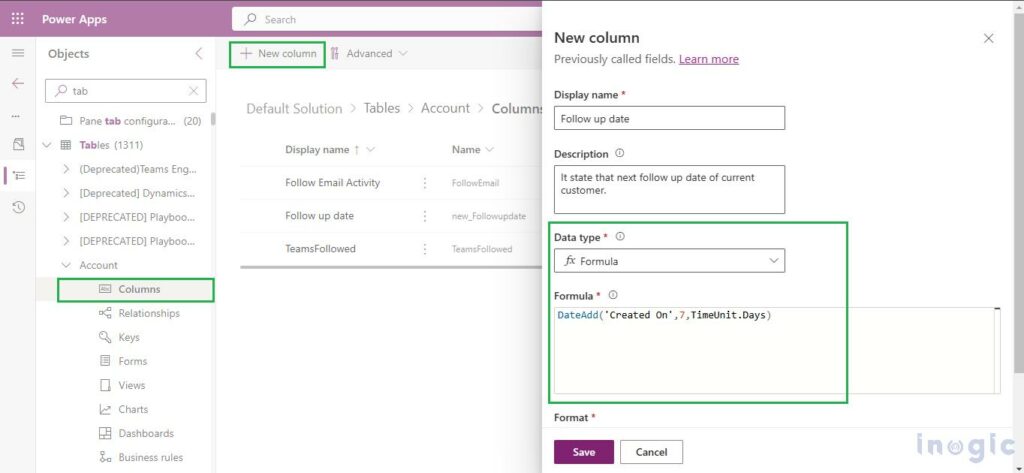 How to Add & Subtract Date Values With Formula Column in Power Apps ...