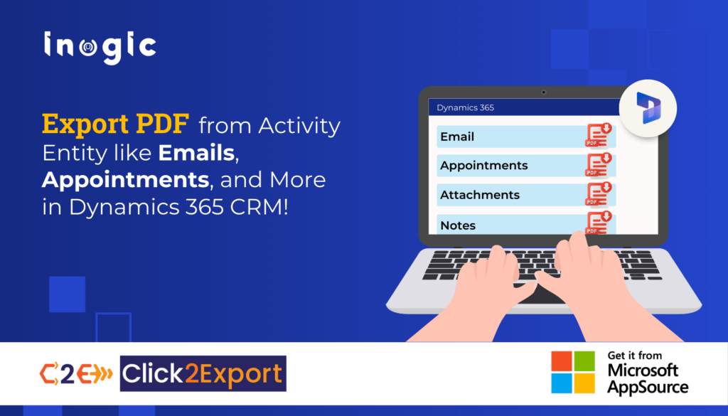 Export PDF from Activity Entity like Emails, Appointments, and More in ...