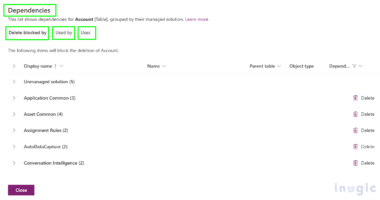 Managing Component Dependencies in Power Apps Solutions-Dataverse - Microsoft Dynamics 365 CRM ...