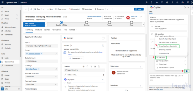 Harnessing Dynamics 365 Copilot to Access Tailored Content from ...
