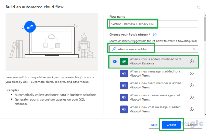 Auto Populating Power Automate Callback Urls For Flows In Dataverse Microsoft Dynamics