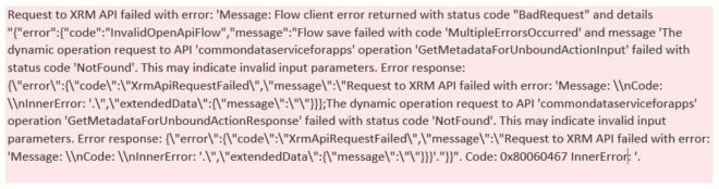 Fixing Flow Client Error Badrequest” In Power Automate Unbound Actions Power Community
