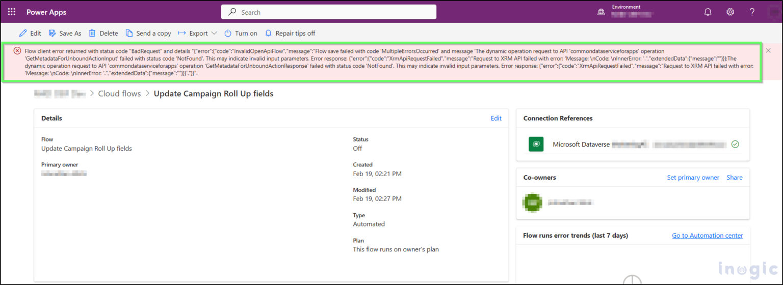 Fixing Flow Client Error Badrequest” In Power Automate Unbound